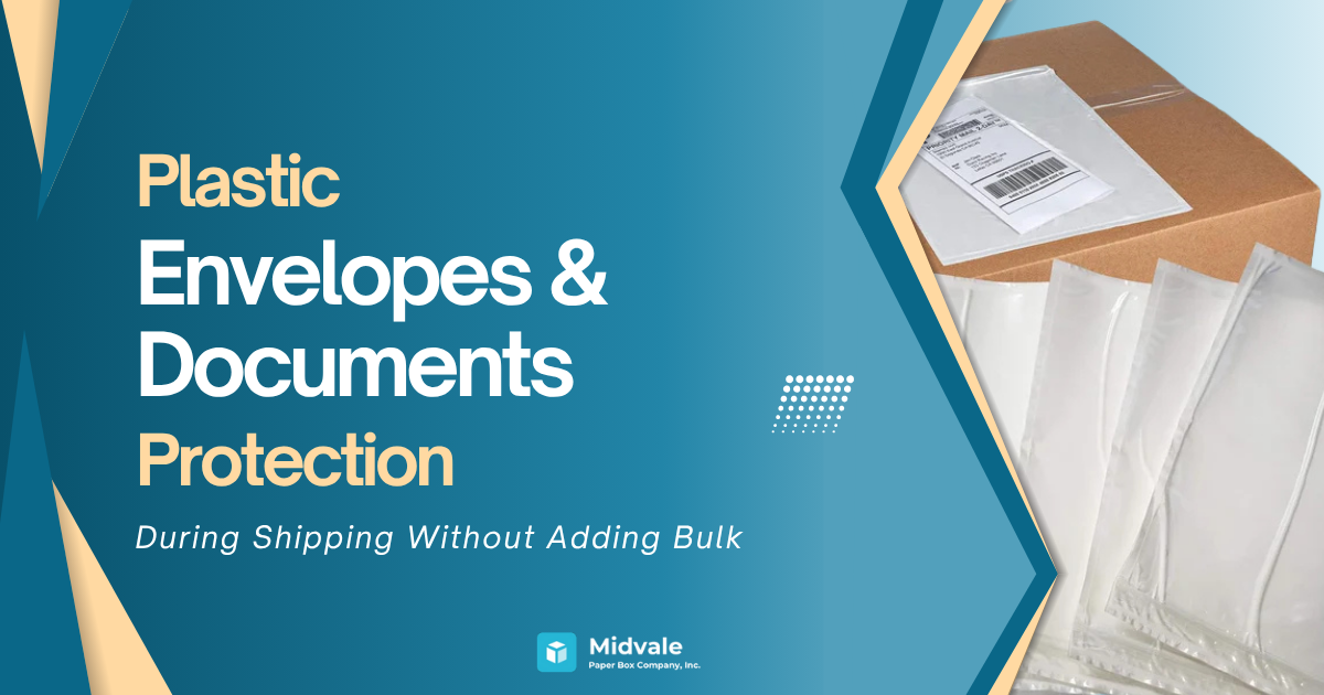 How Plastic Envelopes Protect Documents and Products During Shipping W