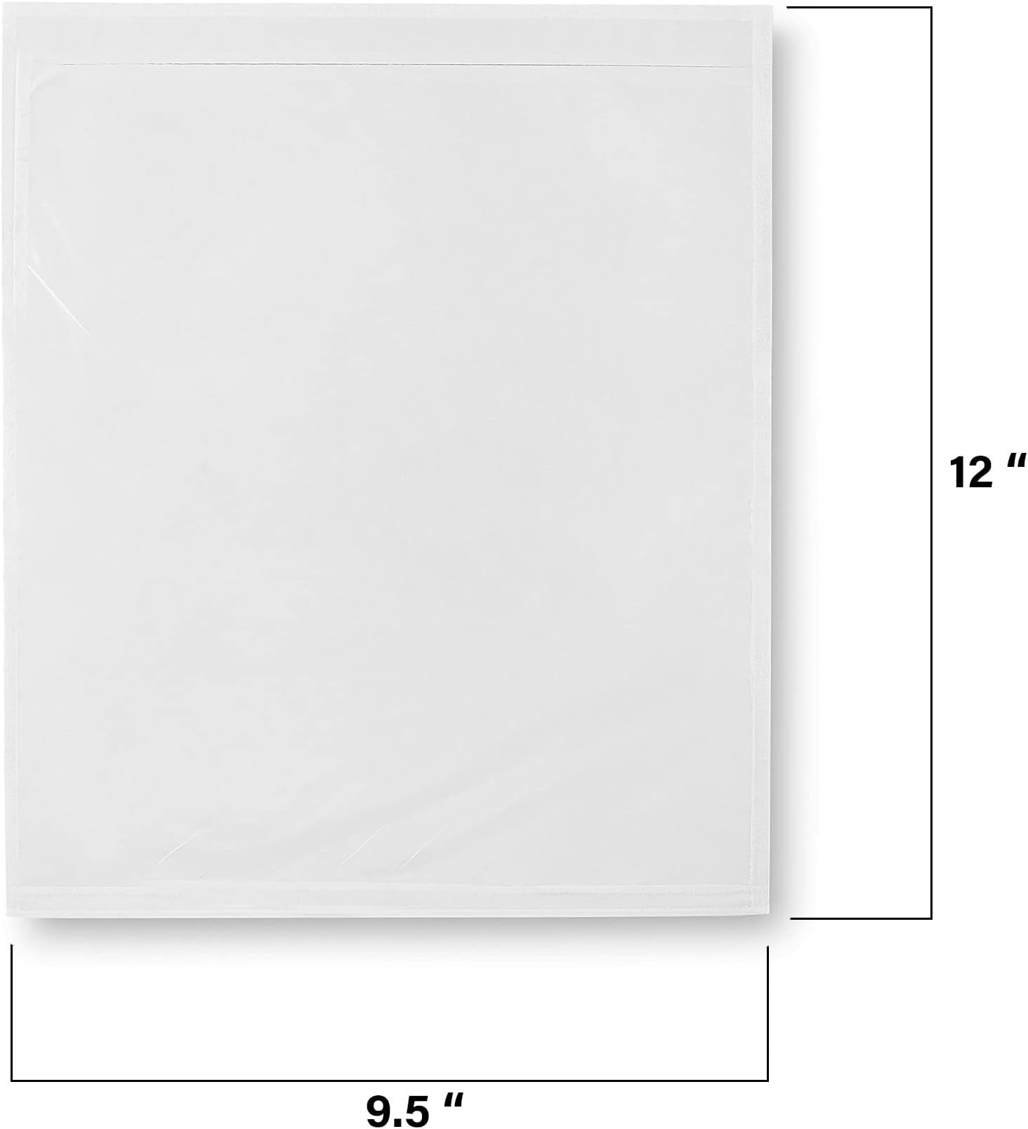 8" x 6 Clear Plastic Envelope Pouch (1000 Pieces)
